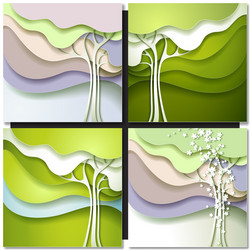 Spring abstract background Royalty Free Vector Image