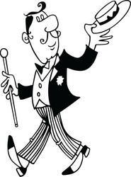 Dandy logo Royalty Free Vector Image - VectorStock