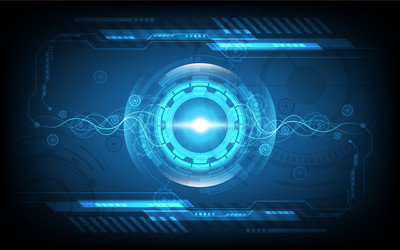 Abstract technology background hi-tech Royalty Free Vector