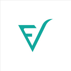 Vf triangle initial logo branding Royalty Free Vector Image