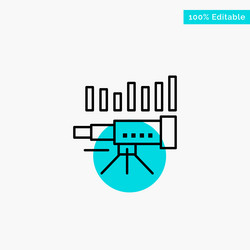 Telescope business forecast forecasting market Vector Image