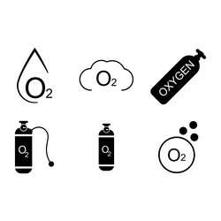 Oxygen cylinder icon Royalty Free Vector Image