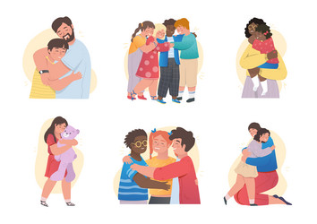 Group Cuddle Vector Images (over 250)