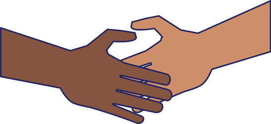 Hands holding support symbol Royalty Free Vector Image