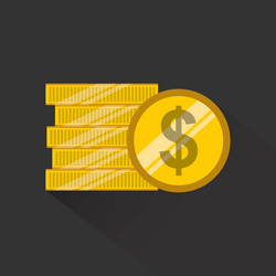 Money supply text on sign board top Royalty Free Vector