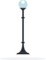 A street lamp Royalty Free Vector Image - VectorStock
