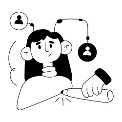 Make connection Royalty Free Vector Image - VectorStock