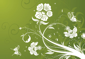 Floral background design Royalty Free Vector Image