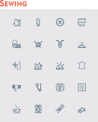 Sewing factory icon Royalty Free Vector Image - VectorStock