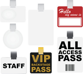 Vip pass admission golden ticket template Vector Image