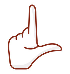 Forefinger Royalty Free Vector Image - VectorStock