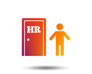 Human resources sign icon hr symbol Royalty Free Vector