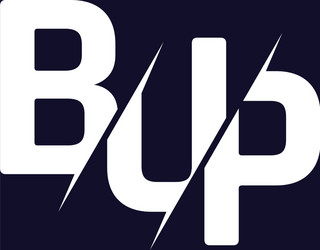 Monogram letters initial logo design bgm Vector Image