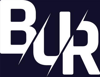 Monogram letters initial logo design bbk Vector Image