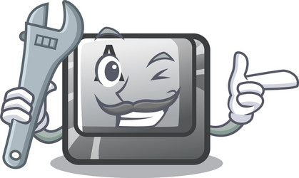 Funny Computer Keyboard Cartoon Enter Vector Images (over 1,300)