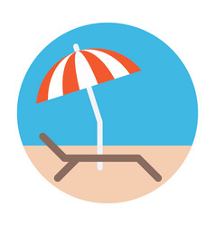 Sunbathe icon Royalty Free Vector Image - VectorStock