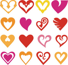 Hearts Royalty Free Vector Image - VectorStock