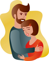 Couple Cuddling Vector Images (over 1,800)