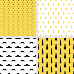 Seamless patterns Royalty Free Vector Image - VectorStock