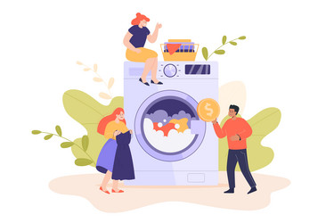 Woman Washing Clothes Vector Images (over 3,100)