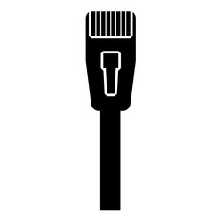 Connector with wire technology ethernet rj45 Vector Image