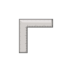 Construction ruler builder cartoon Royalty Free Vector Image