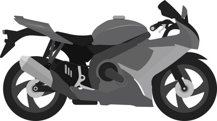 Biker riding adventure motorbike Royalty Free Vector Image