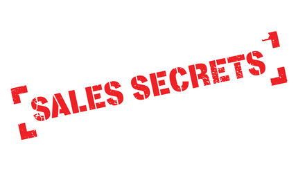 Sales secrets rubber stamp Royalty Free Vector Image