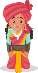 Rani lakshmibai cartoon character Royalty Free Vector Image