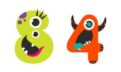 Animal Number 4 Vector Images (over 730)