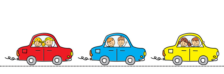 Boy Car Border Cars Vector Images (over 170)