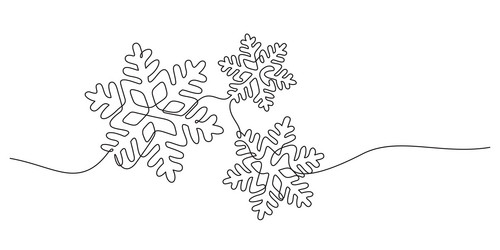 One Line Drawing Christmas Vector Images (over 2,400)