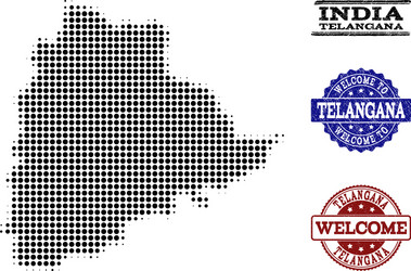 Telangana Political Map Vector Images (over 100)