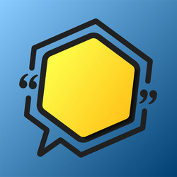 Quote frame blank text boxes message Royalty Free Vector