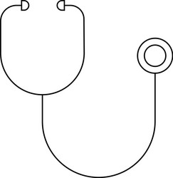 Medical outline symbol Royalty Free Vector Image
