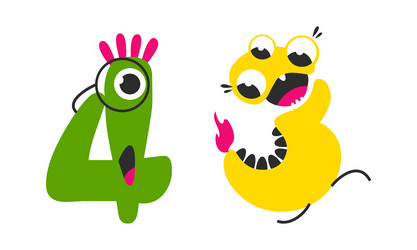 Animal Number 4 Vector Images (over 730)
