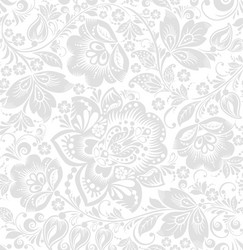 Gray lace background Royalty Free Vector Image