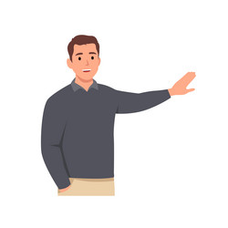 Man Showing Something Vector Images (over 560)