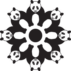 Circle Panda Vector Images (over 340)