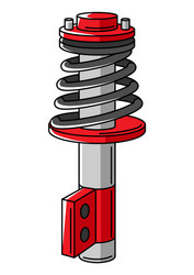 Car suspension parts Royalty Free Vector Image