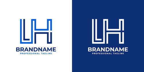 Letter lhl logo suitable for any business Vector Image