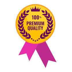 Quality mark infographics pictograph certificate Vector Image