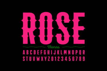 Font Thorn Letter Vector Images (over 150)