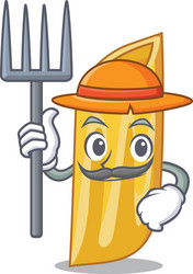 Penne Pasta Character Cartoon Vector Image Vector Images (over 100)