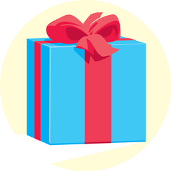 Colorful gift box Royalty Free Vector Image - VectorStock