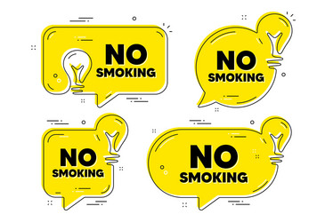 No smoking banner stop smoke sign Royalty Free Vector Image