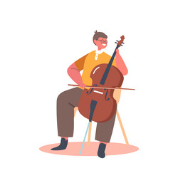 Cartoon Cello Boy Vector Images (91)