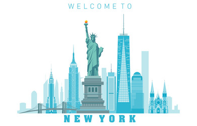 New York City Skyline Vector Images (over 4,700)