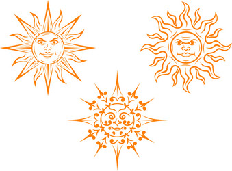 Medieval Sun Vector Images (over 2,300)