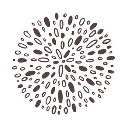 Pattern ornament texture in circle Royalty Free Vector Image